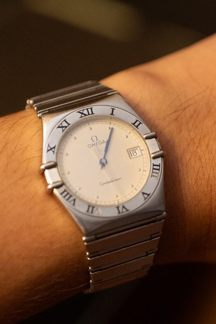 Omega Constellation Silver Dial Quartz Men's Watch, Luxury, Watches on ...