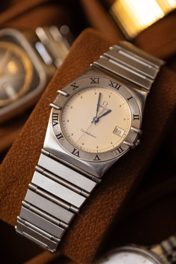 Omega Constellation Silver Dial Quartz Men's Watch, Luxury, Watches on ...
