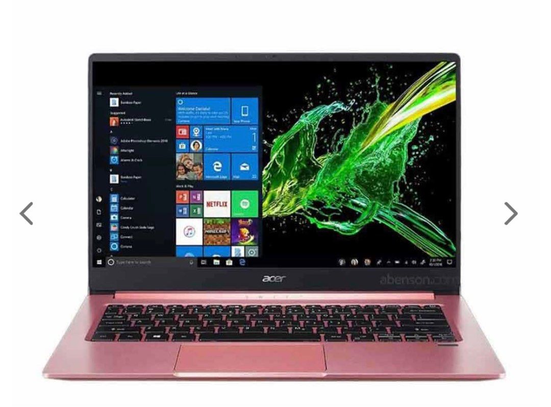 Pink Acer Swift 3, Computers & Tech, Laptops & Notebooks on Carousell