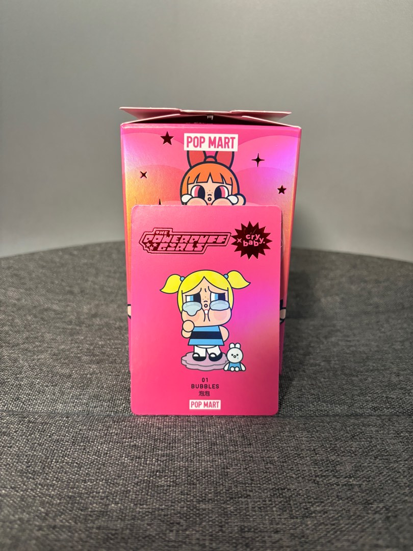 Pop Mart Powerpuff Girls x Cry Baby - Bubbles, Hobbies & Toys, Toys ...