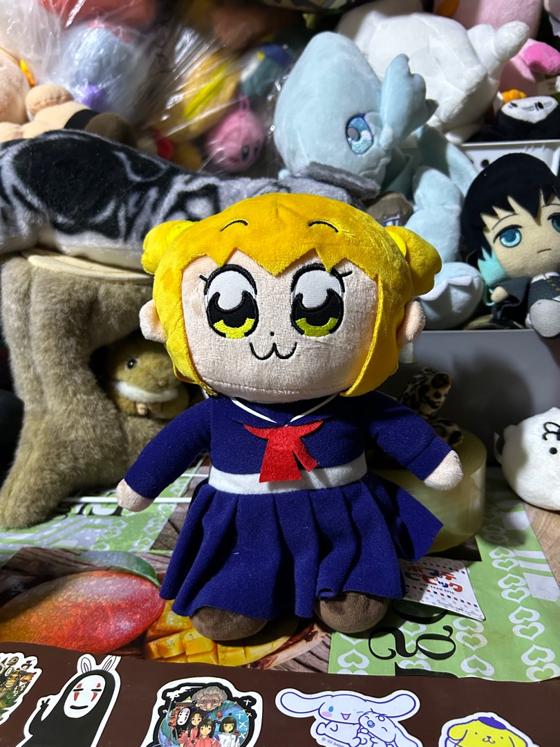 Pop Team Epic Takeshobo Popuko Student Plush 10" Toy Doll Sk Japan ...