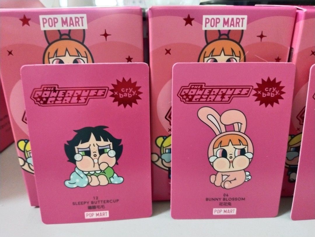 Popmart Crybaby Powerpuff girls bunny blossom bubbles buttercup sealed ...