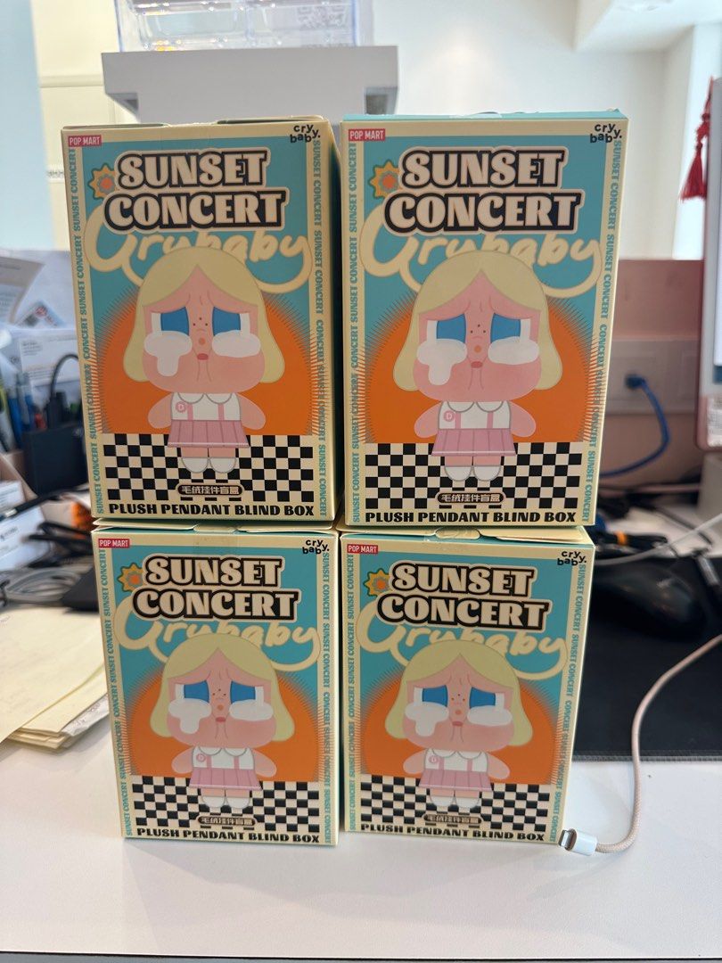 Popmart Sunset Crybaby, Hobbies & Toys, Toys & Games on Carousell