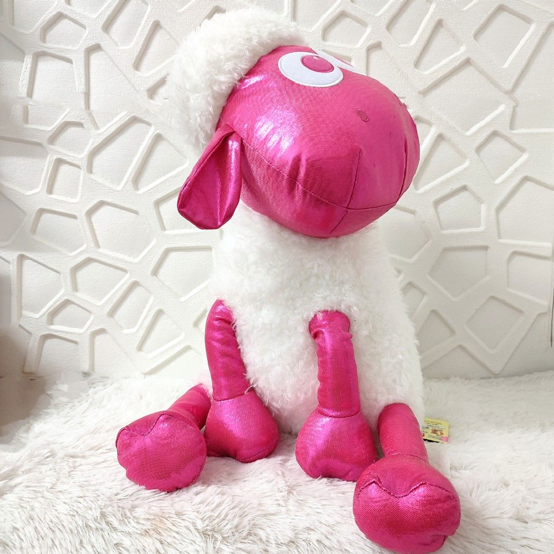 Rare Shaun The Sheep Neon Hot Pink Plush Collection with Hardtag ...