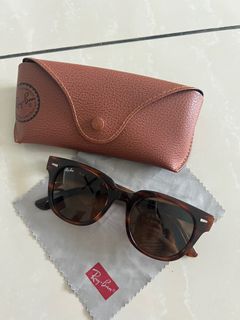 Ray-Ban RB3548N Sunglasses Hexagonal Flat Lenses Gold Frame Green ...