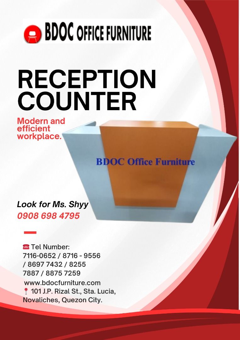 Reception Counter / Podium / Pantry Table / Workstation / Mobile ...