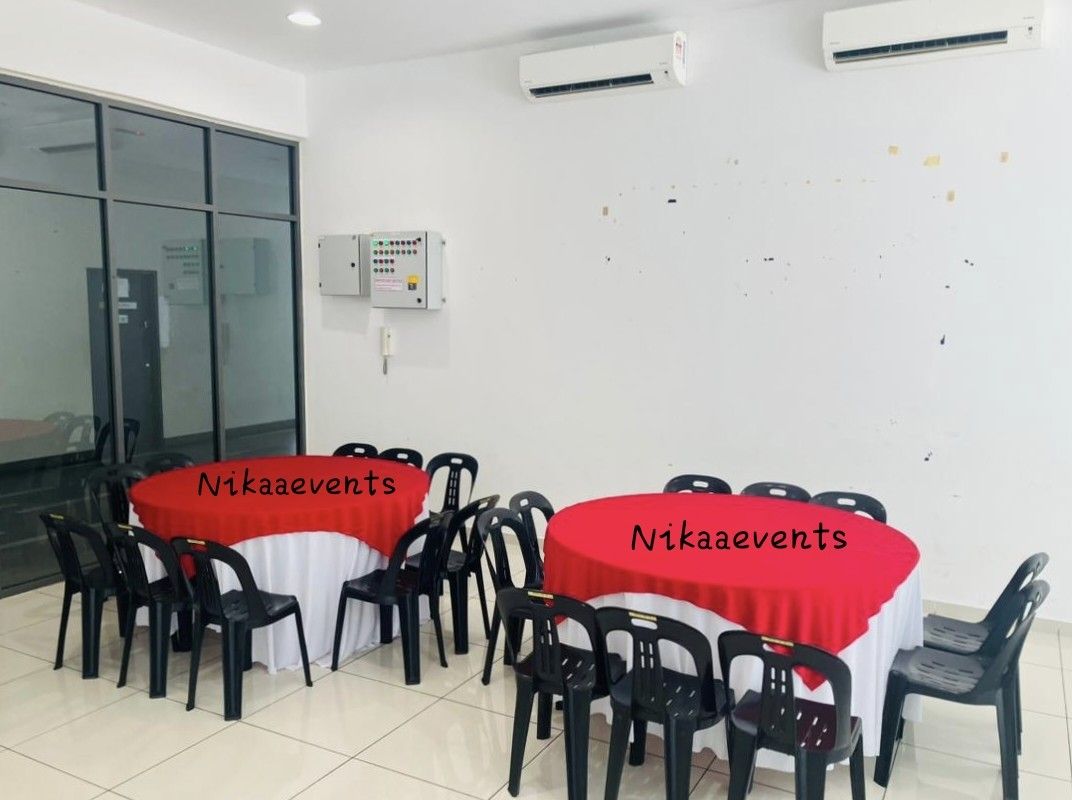 [Rental Sewa] Meja bulat 4ft & 5ft, Banquet table, Meja Oblong, Dinner ...