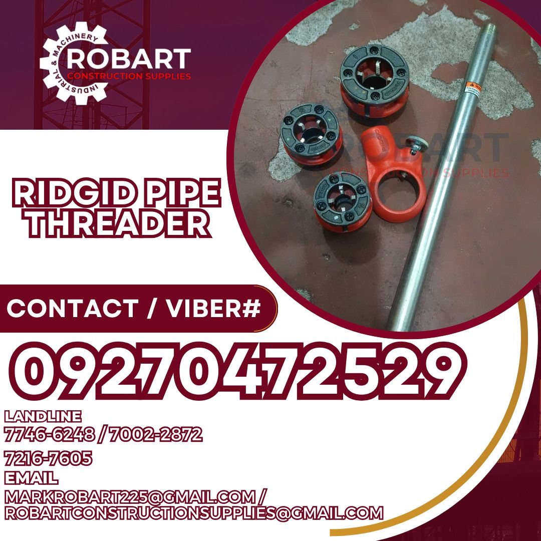 Ridgid Pipe Threader, Commercial & Industrial, Construction Tools ...