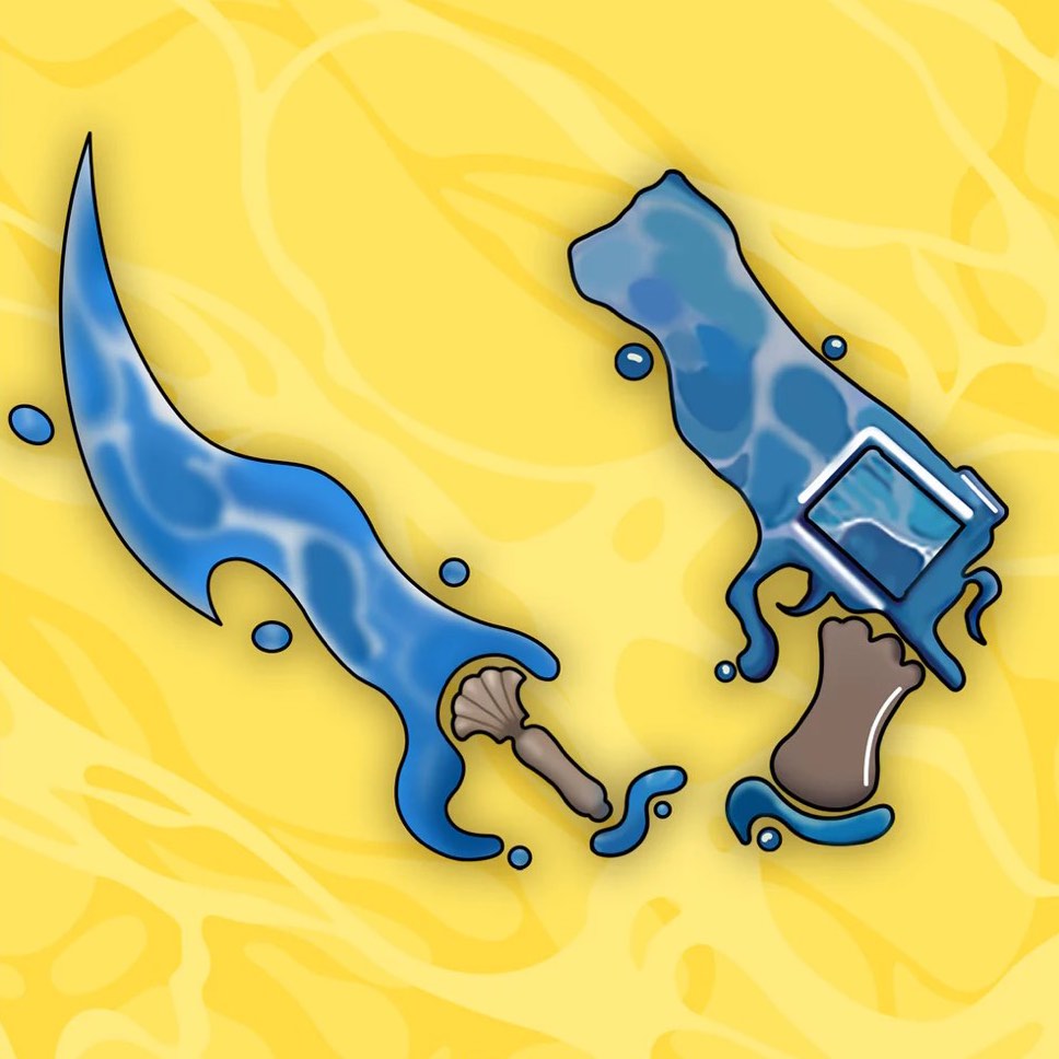 Roblox Murder Mystery 2 / MM2 Ocean Set, 電子遊戲, 遊戲機配件, 遊戲週邊商品 - Carousell