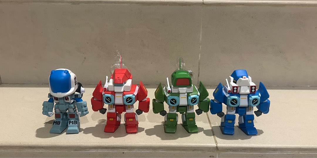 ROBOTECH SUPER DEFORMED SET OF 4 BLIND BOX macross mospeada non ...