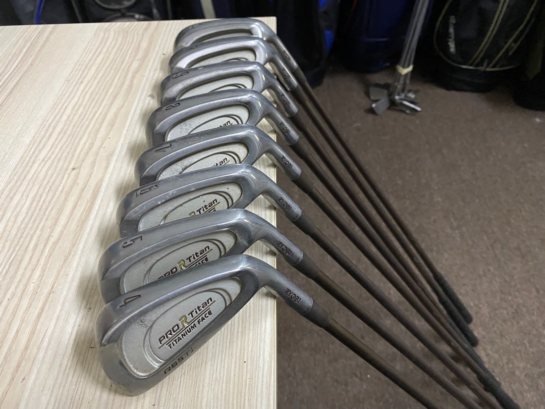 RYOBI PRO R Titan Iron Set, Sports Equipment, Sports & Games, Golf on ...