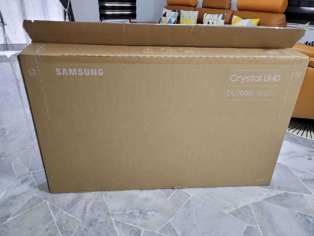 Samsung Du7000 50" box, TV & Home Appliances, TV & Entertainment, TV ...