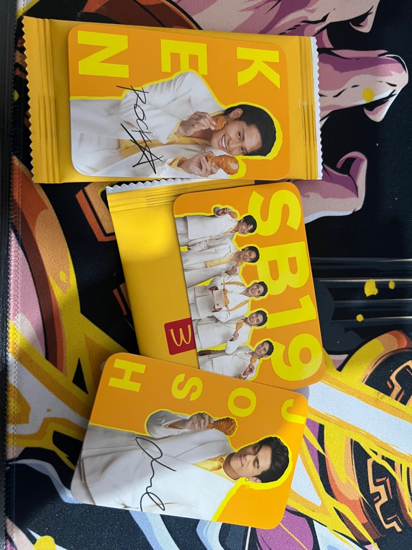 Sb19 Mcdo photocards, Hobbies & Toys, Memorabilia & Collectibles, Fan ...