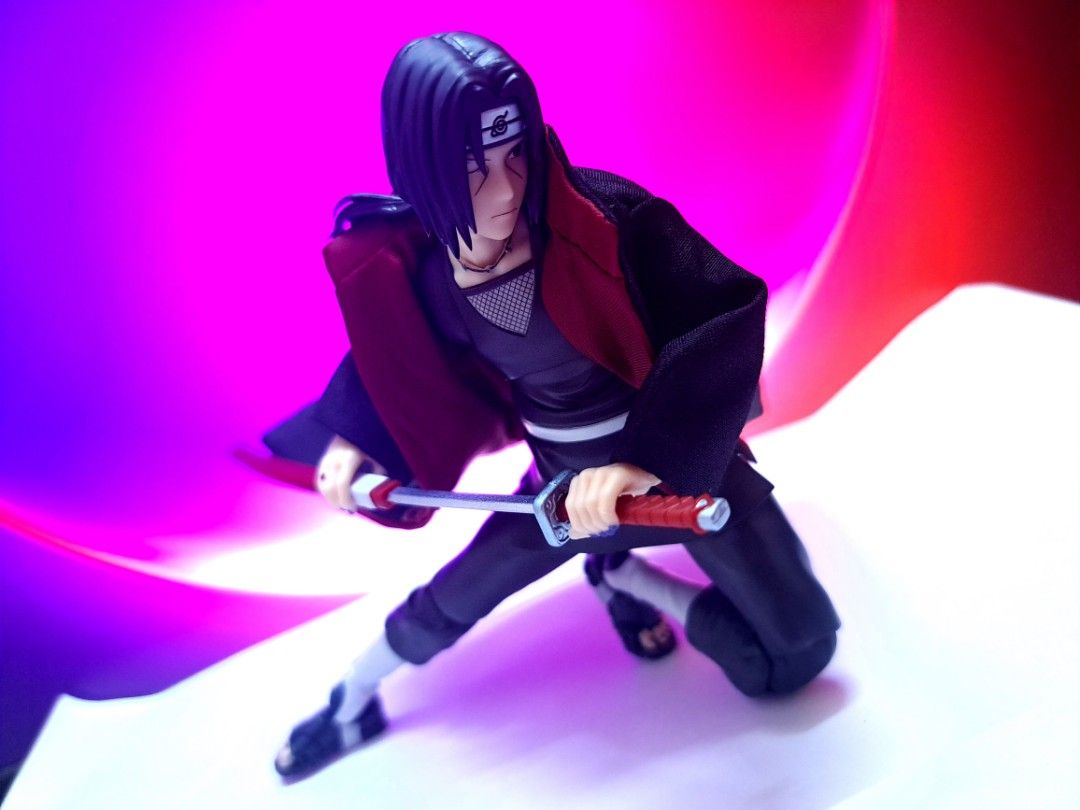 Shf Naruto Top 99 Itachi Uchiha not mafex or mezco (Free Shipping ...