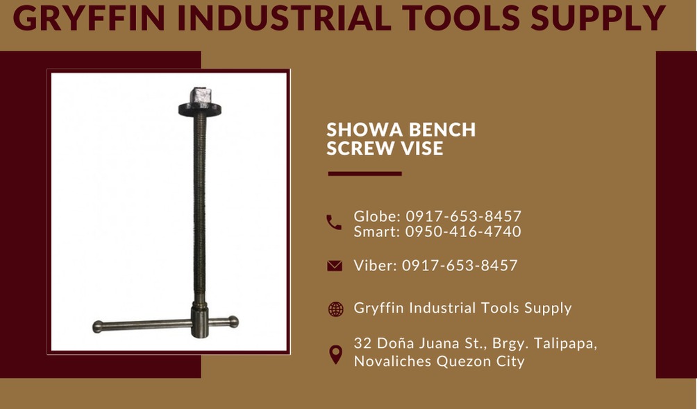 Showa Bench Screw Vise, Commercial & Industrial, Industrial Equipment ...