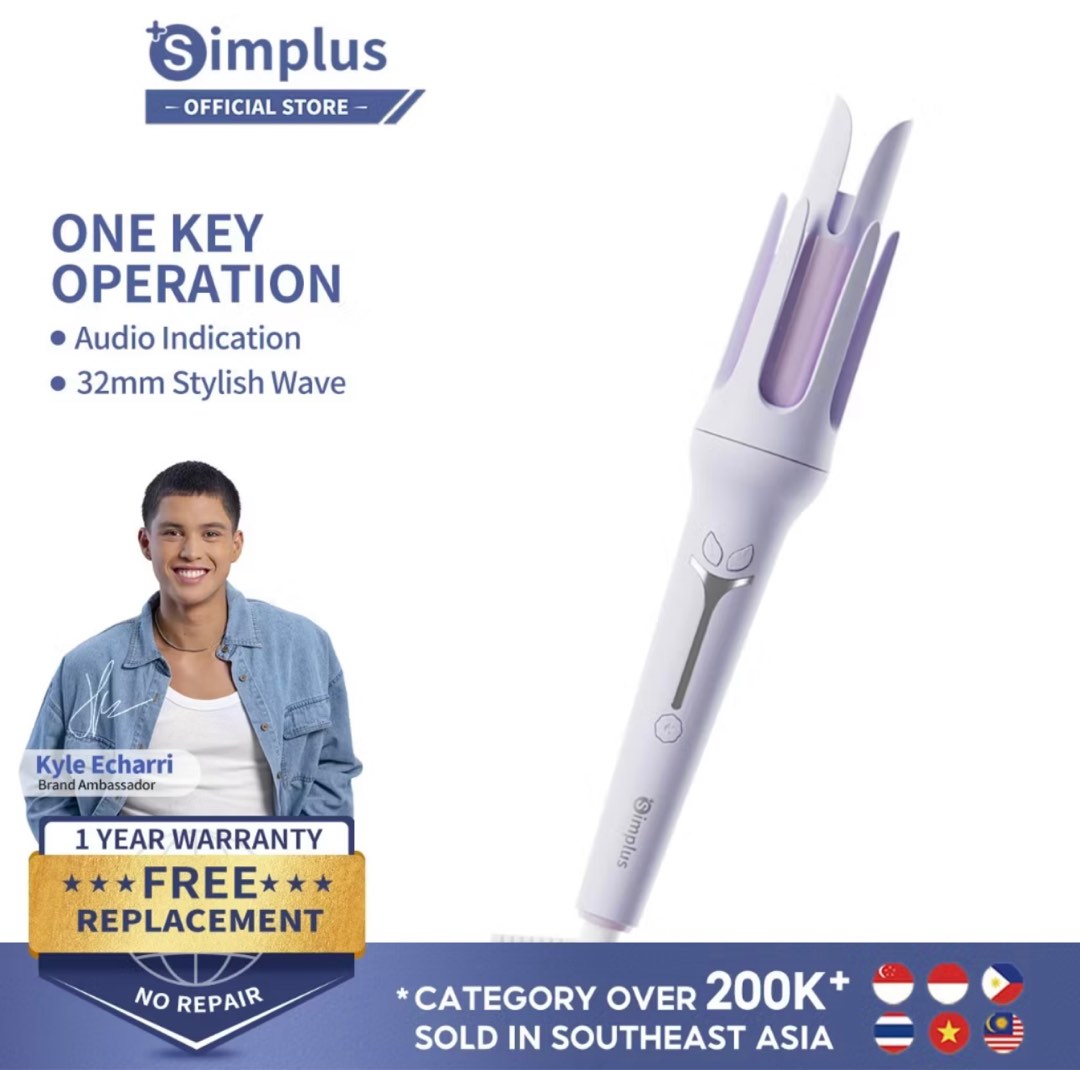 Simplus Hair Curler, Women's Fashion, Watches & Accessories, Hair ...