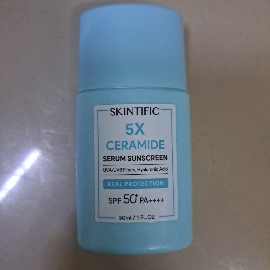 SKINTIFIC - 5X Ceramide Serum Sunscreen SPF50 PA++++ 30ml, Beauty ...