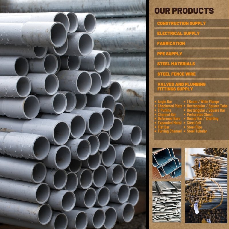 Steel Pipe 3/8" / Metal Pipe / GI Pipe / BI Pipe / Tubular, Commercial ...