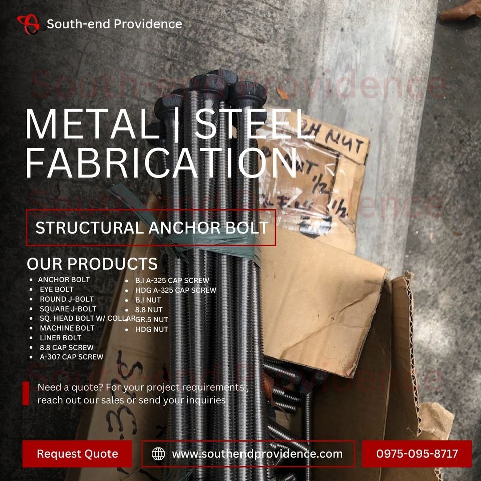 Structural Bolts Coated With Hot Dipped Galvanized Iron | Set Of Anchor ...