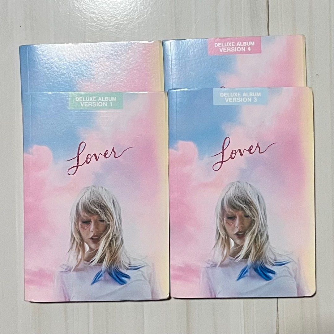 Taylor Swift - Lover Deluxe Album 1-4, Hobbies & Toys, Music & Media ...