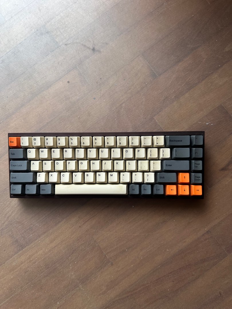 Tofu 65 Soldered Custom Mechanical Keyboard with Gateron Blue Switches ...