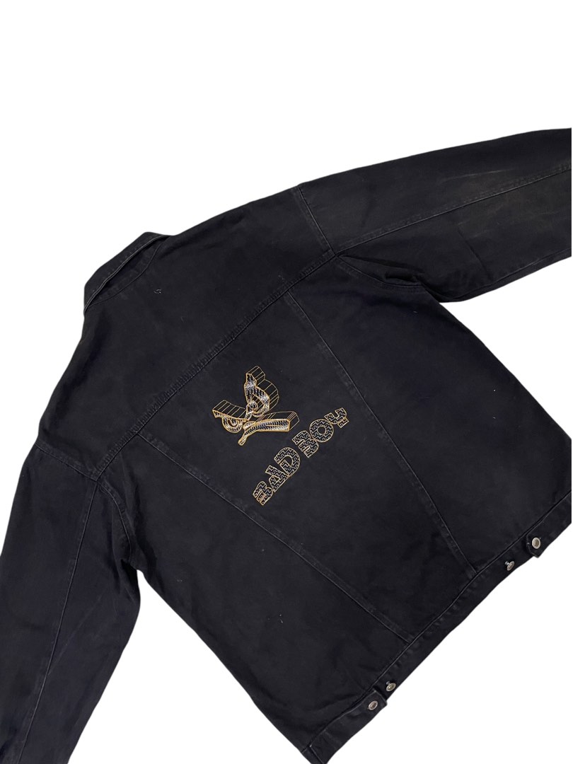 Vintage Bad Boy denim trucker jacket, Men's Fashion, Coats, Jackets and ...
