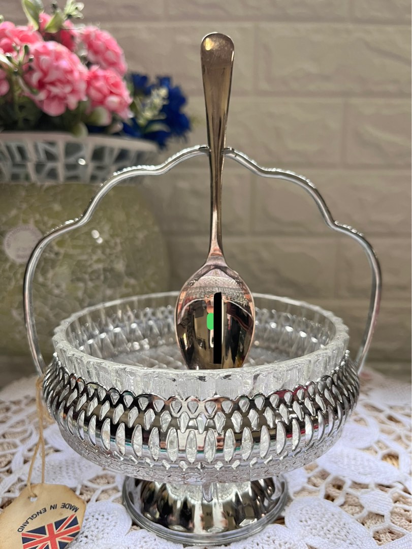 Vintage Queen Ann by Mayell England sugar/ jam bowl, Furniture & Home ...
