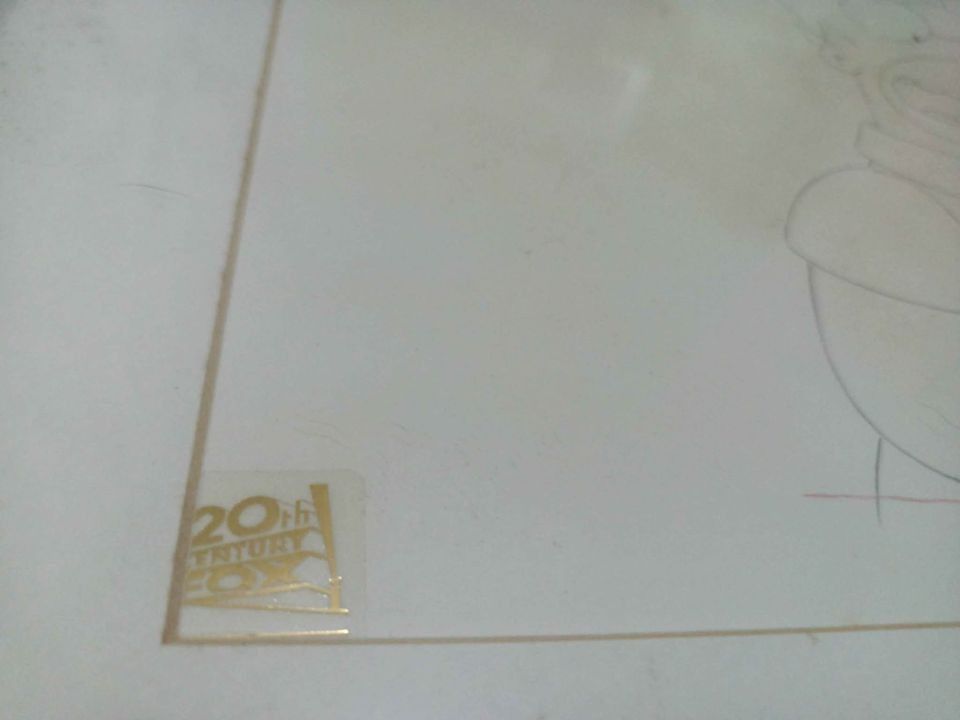 Vintage Simpsons Animation production cell in pencil on paper with ...