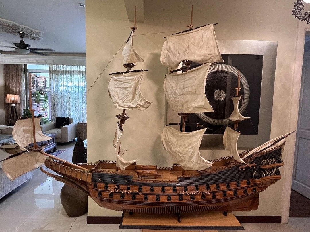 WASA OR VASA WARSHIP YEARS 1628 WOODEN MODEL BIG SIZE 7ft x 6ft ...