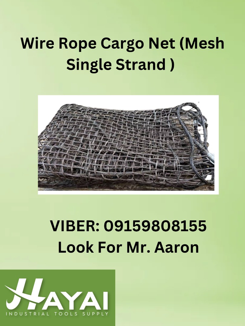 Wire Rope Cargo Net (Mesh Single Strand), Commercial & Industrial ...