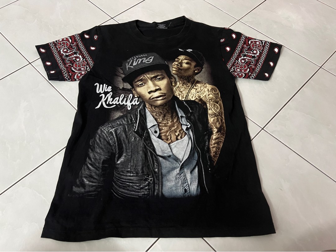 Wiz Khalifa Rapper Band Singer, Men's Fashion, Tops & Sets, Tshirts ...