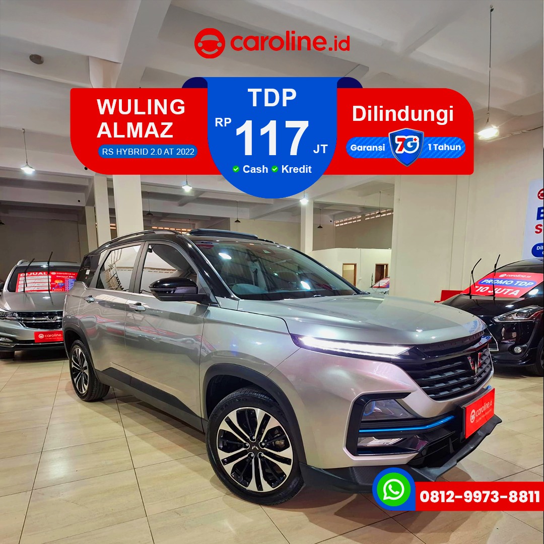Wuling Almaz RS Hybrid 2.0 AT 2022 Mobil Bekas TDP Ceper, Mobil & Motor ...