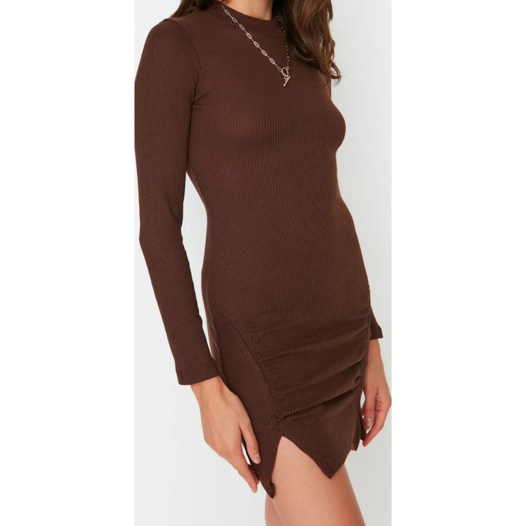 100%AUTHENTIC TRENDYOL mini dress bodycon ribbed available sizes medium ...