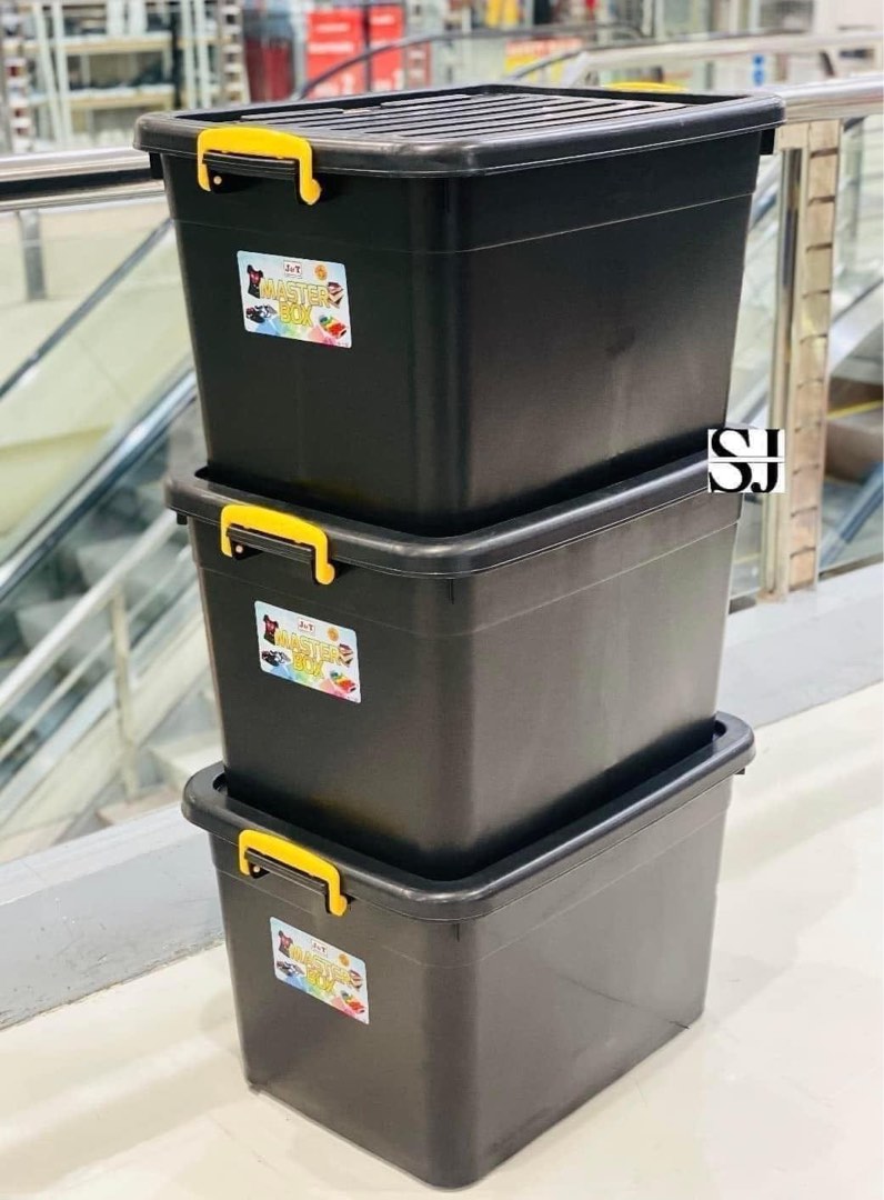 143 LITERS STORAGE BOX ORGANIZERS, Furniture & Home Living, Home ...