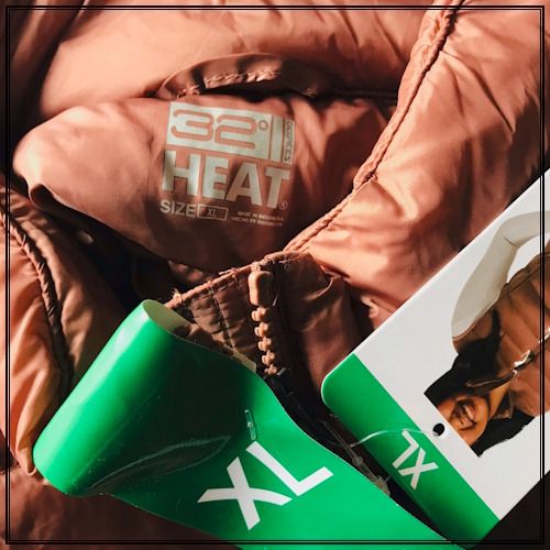 32 Degrees Heat Lightweight Warm Packable Copper Brown Vest With ...