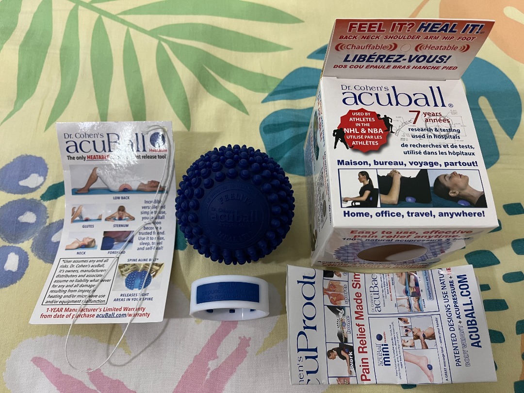 95% 新 Dr. Cohen's acuball 按摩球, 運動產品, 運動與健身, 運動與健身 - 拉伸配件 - Carousell
