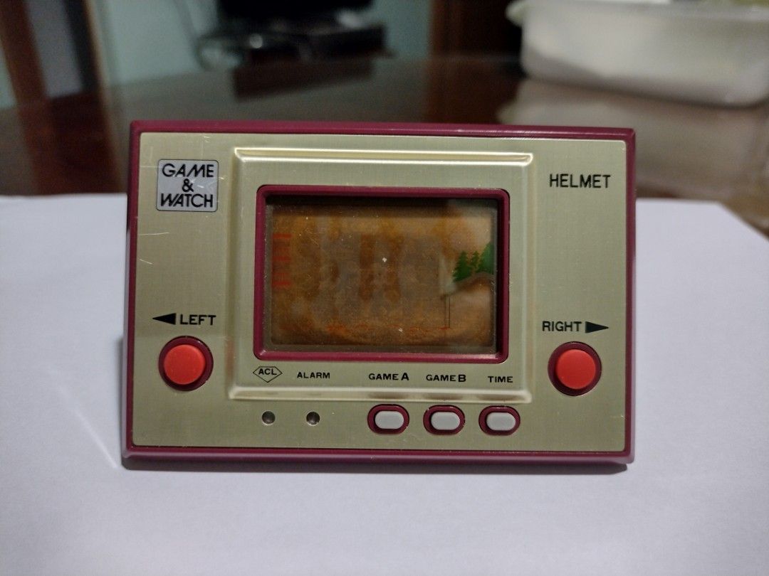 ( 留意内文 )日版 1981年 Nintendo 任天堂 Game&watch 高空擲物Helmet 遊戲機一部, 電子遊戲, 電子遊戲機 ...