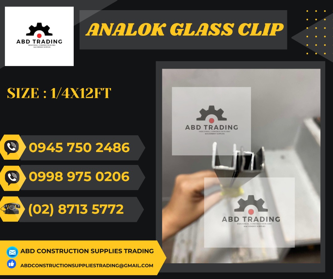 ANALOK GLASS CLIP, Commercial & Industrial, Construction Tools ...