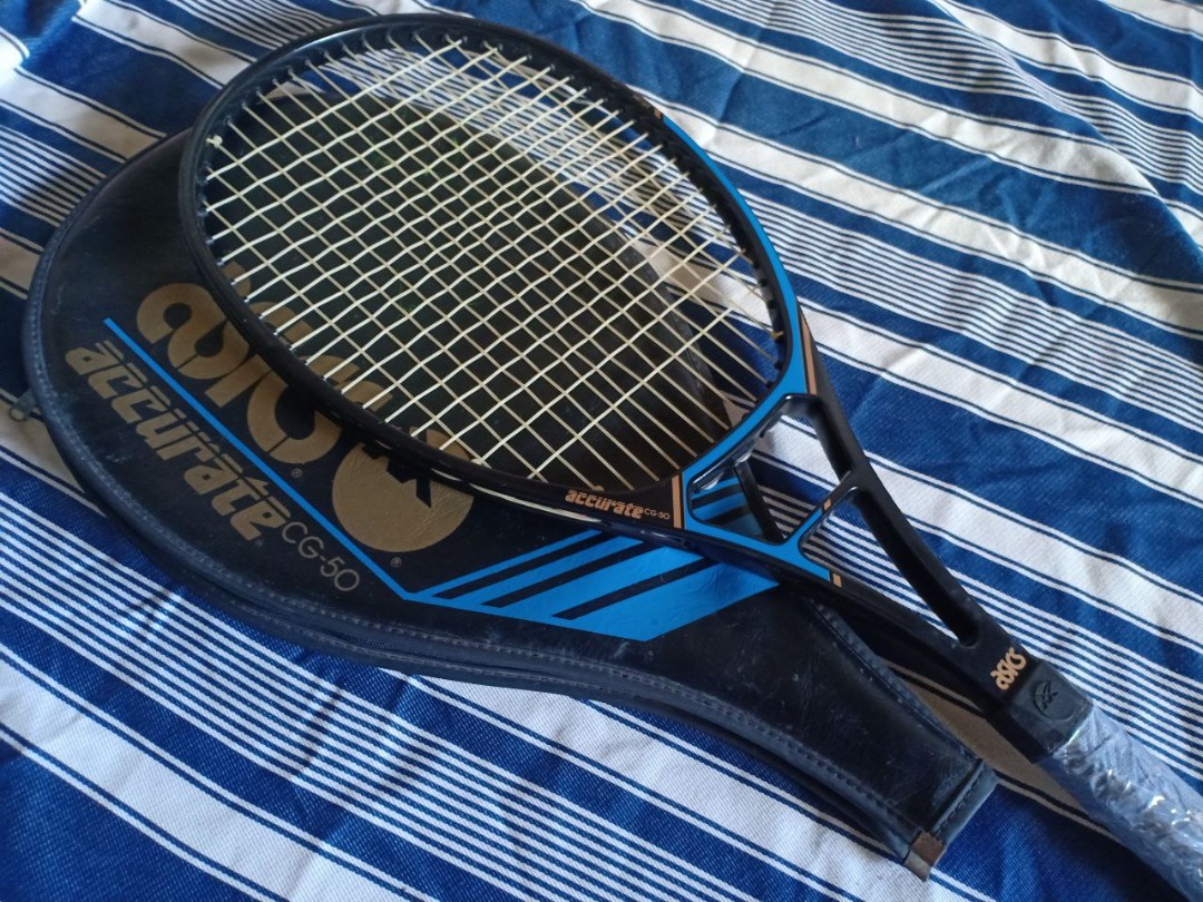 Asics Accurate CG-50 Tennis Racket, Sports Equipment, Sports & Games ...