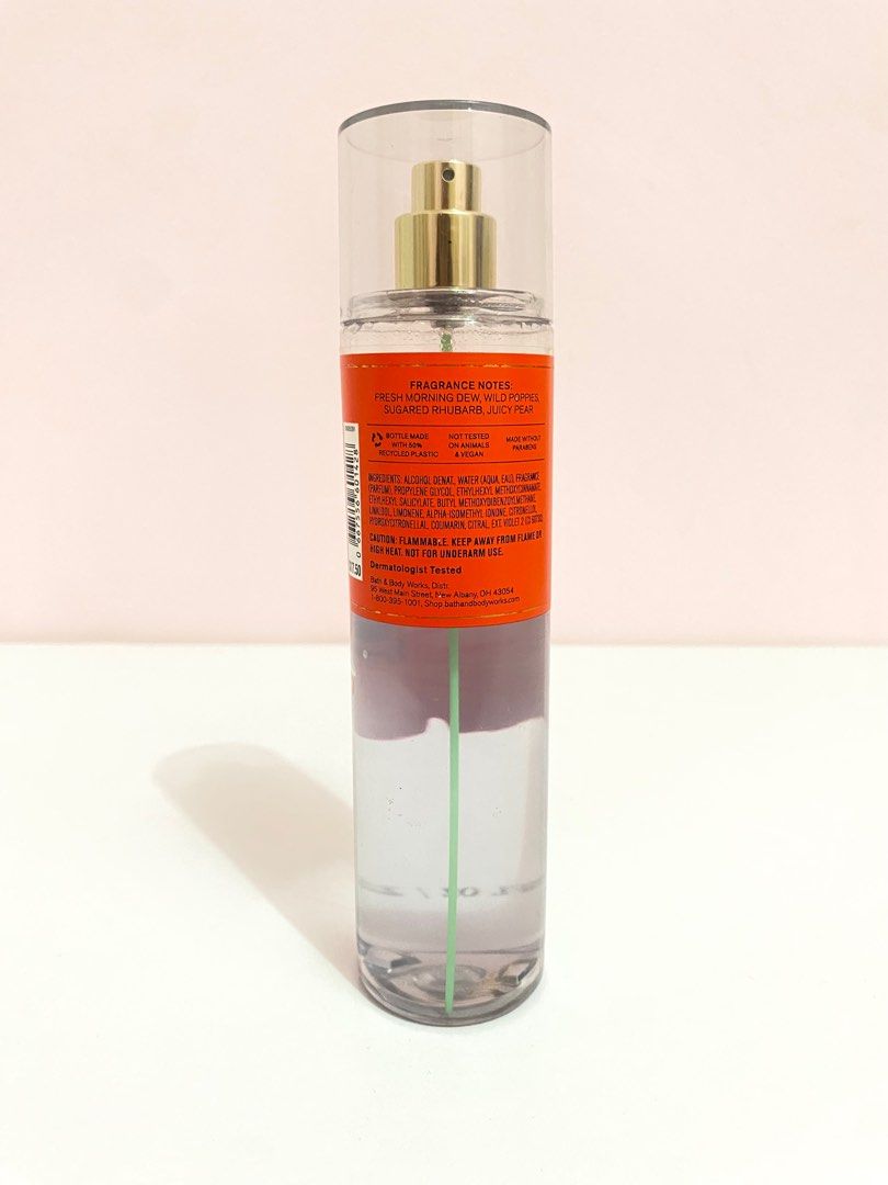 Bath and Body Works Fine Fragrance Mist (BBW) - Poppy (80% left ...