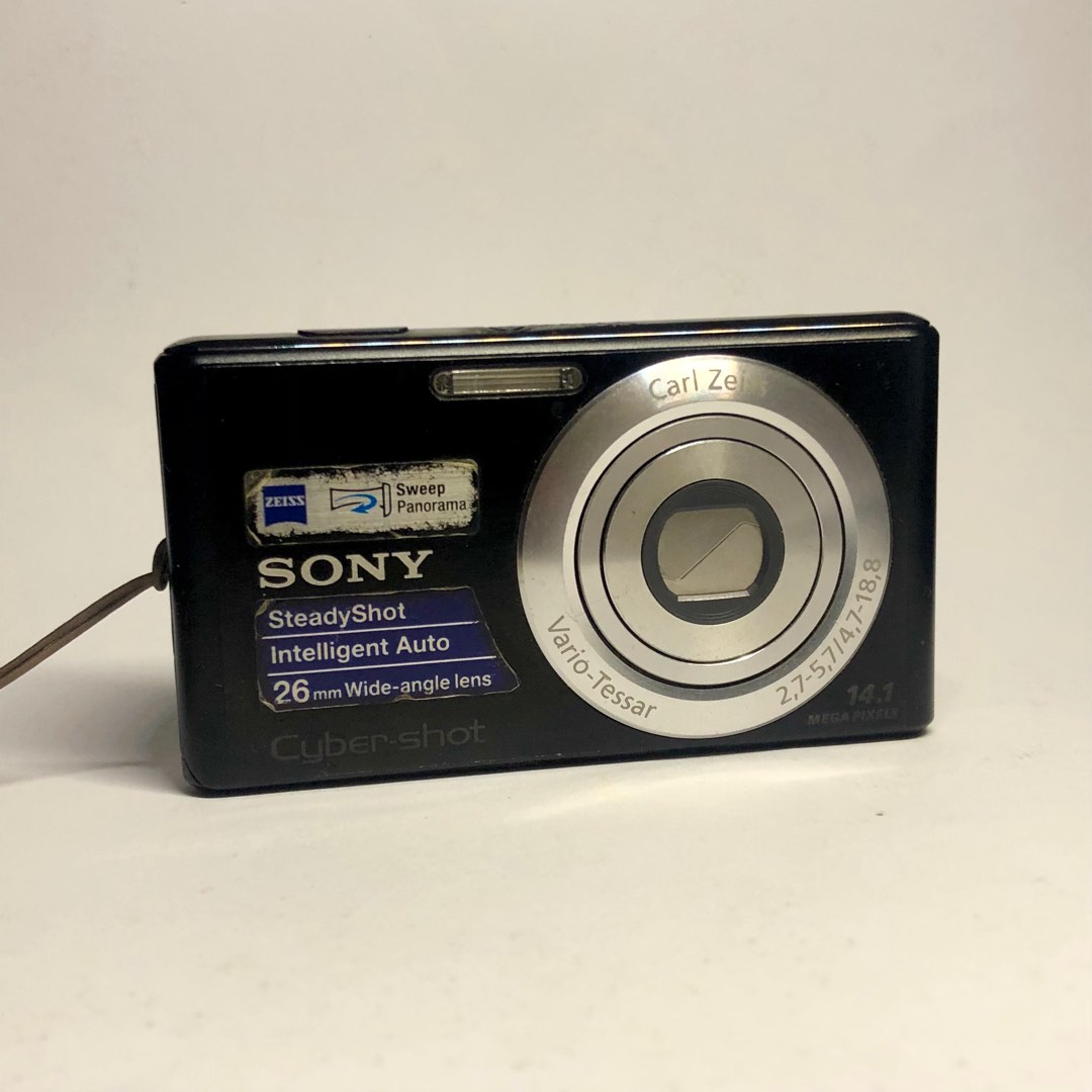 BLACK SONY CYBERSHOT W-530 Digital Camera, Photography, Cameras on ...