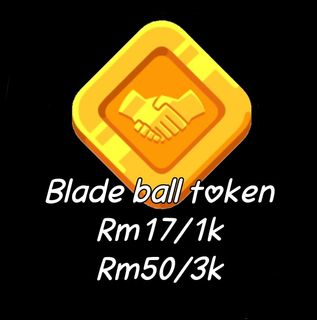 Blade ball tokens, Video Gaming, Video Games, Others on Carousell
