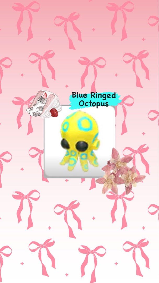 Blue Ringed Octopus Adopt Me, Video Gaming, Video Games, Others on ...