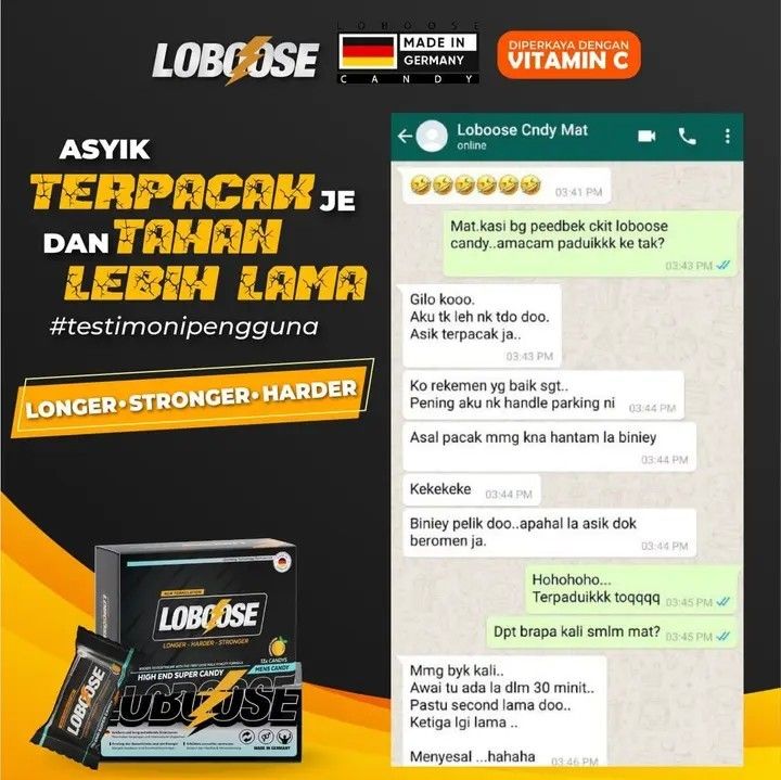 CANDY KUAT KESAB 3-4 HARI, Men's Fashion, Activewear on Carousell