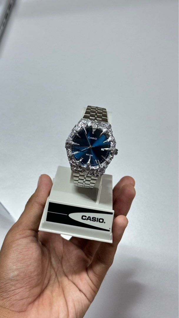 Casio Watch Custom Look Alike Alabaster Vintage Y2K Carnage Skull ...