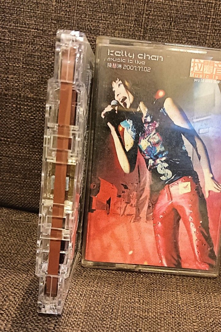 (Cassette) 陳慧琳 Kelly Chen 拉闊音 樂 Live Concert 2001, Hobbies & Toys ...