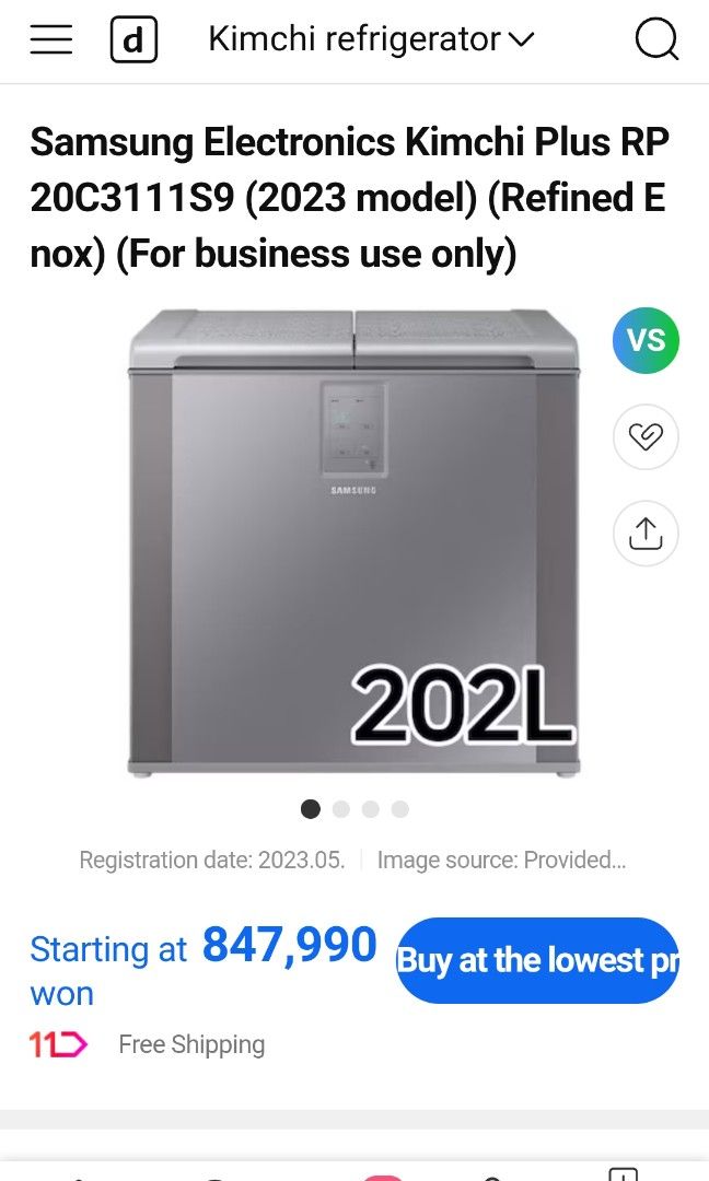 Chest Ref and Freezer, TV & Home Appliances, Kitchen Appliances ...
