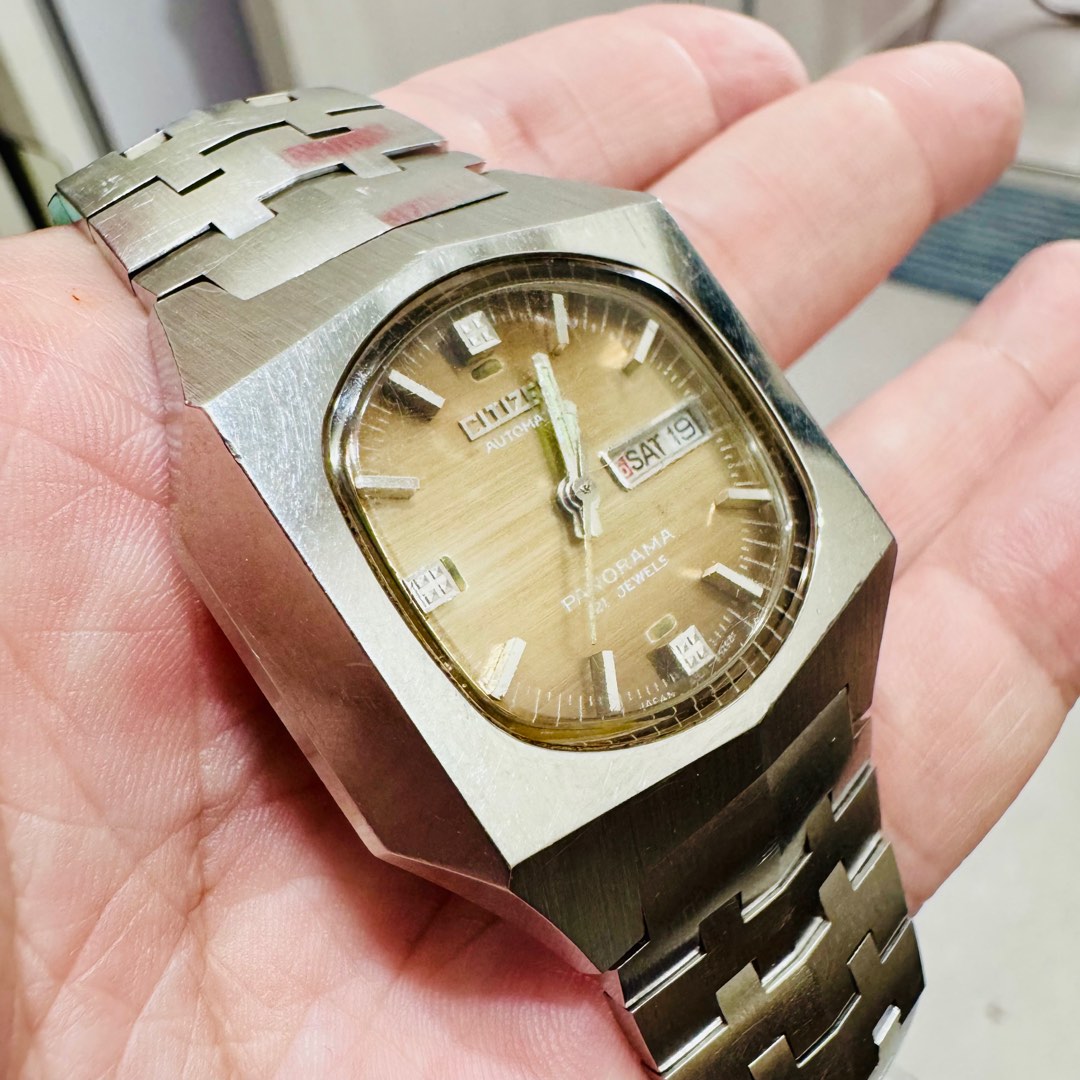 Citizen Rare Vintage Panorama 21Jewels Automatic Watch, Men's Fashion ...