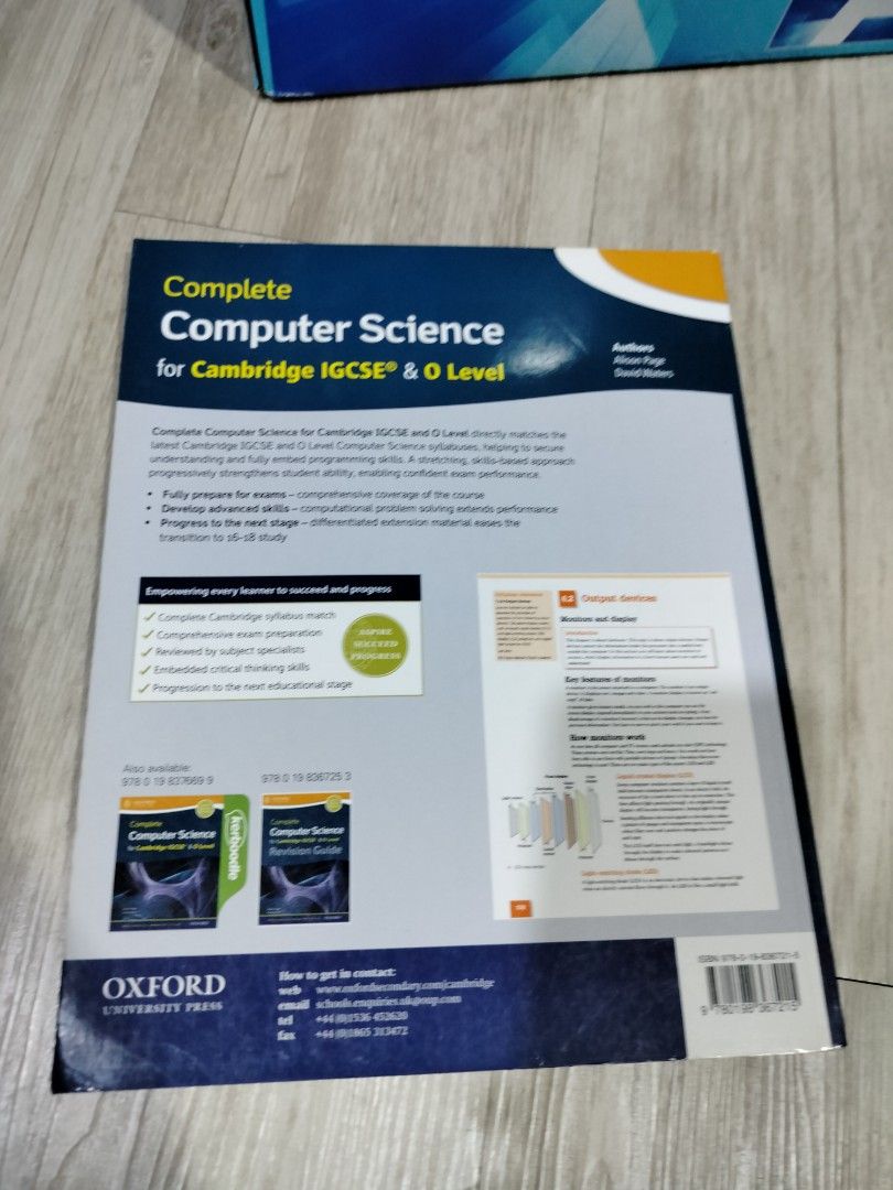 Complete Computer Science for Cambridge IGCSE & O Level Oxford, Hobbies ...