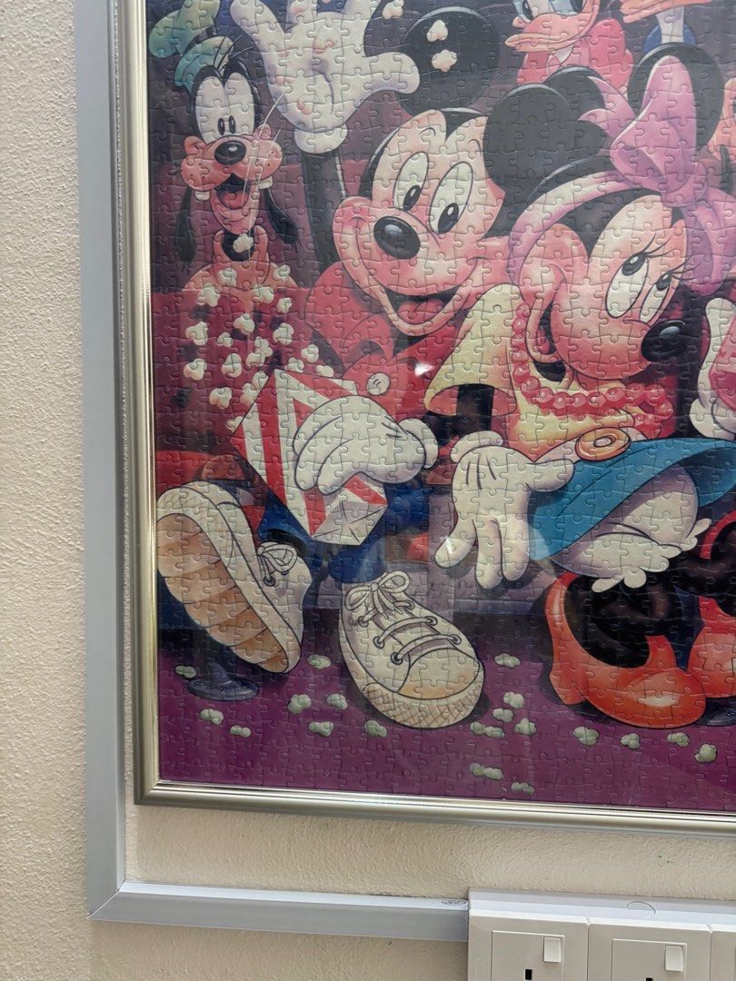 Disney Mickey Mouse Big Size Picture Puzzle with Frame, Furniture ...